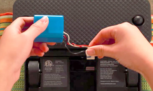 How do I replace Braava 300 series battery?